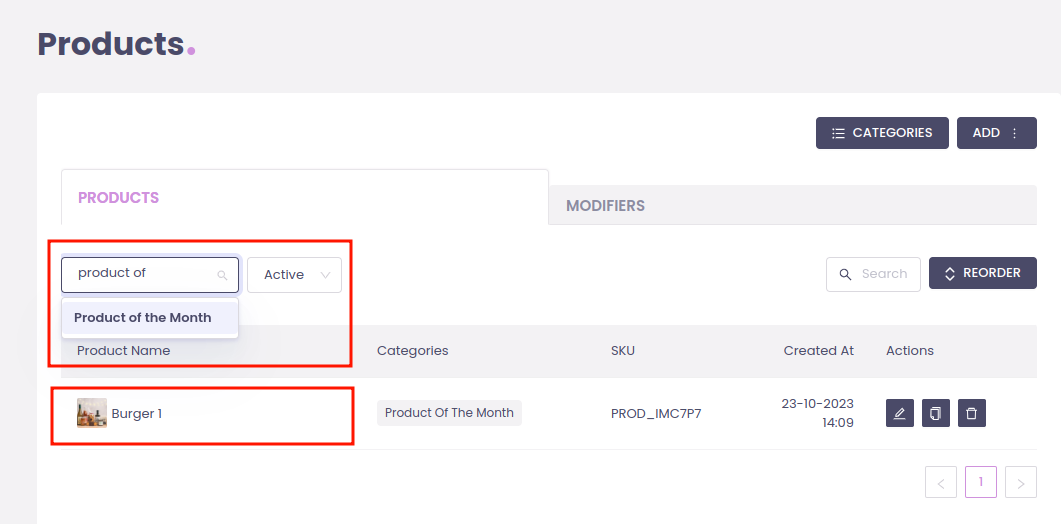 Duplicating Products