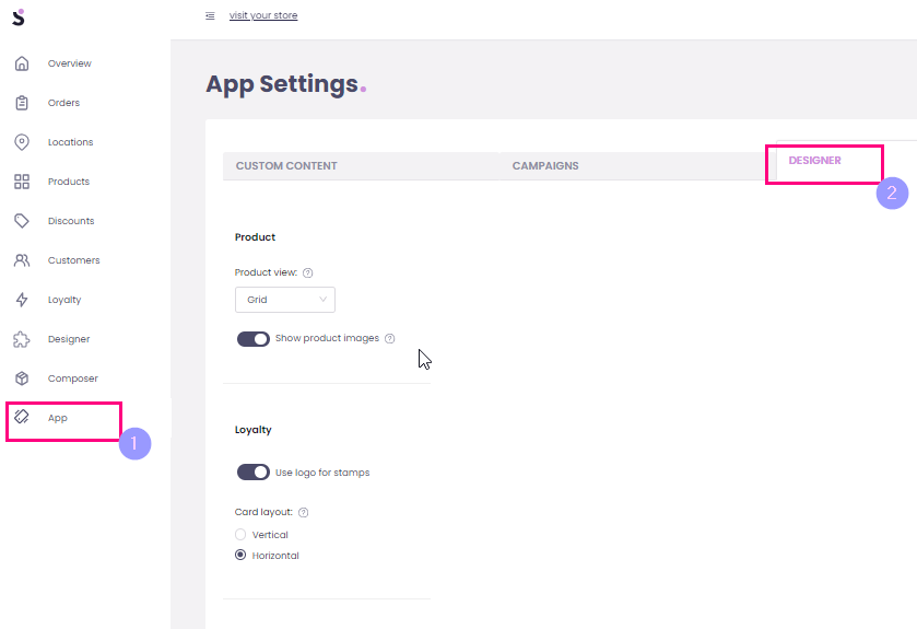 How to change your Consumer App layout in Controls?